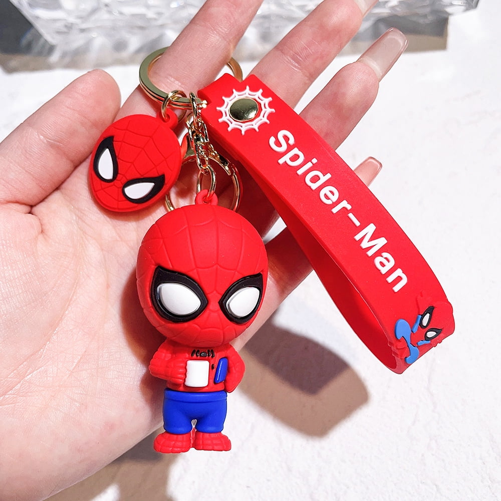 YOSENING Spiderman Superhero Keychain - Cartoon Spider-Inspired ...