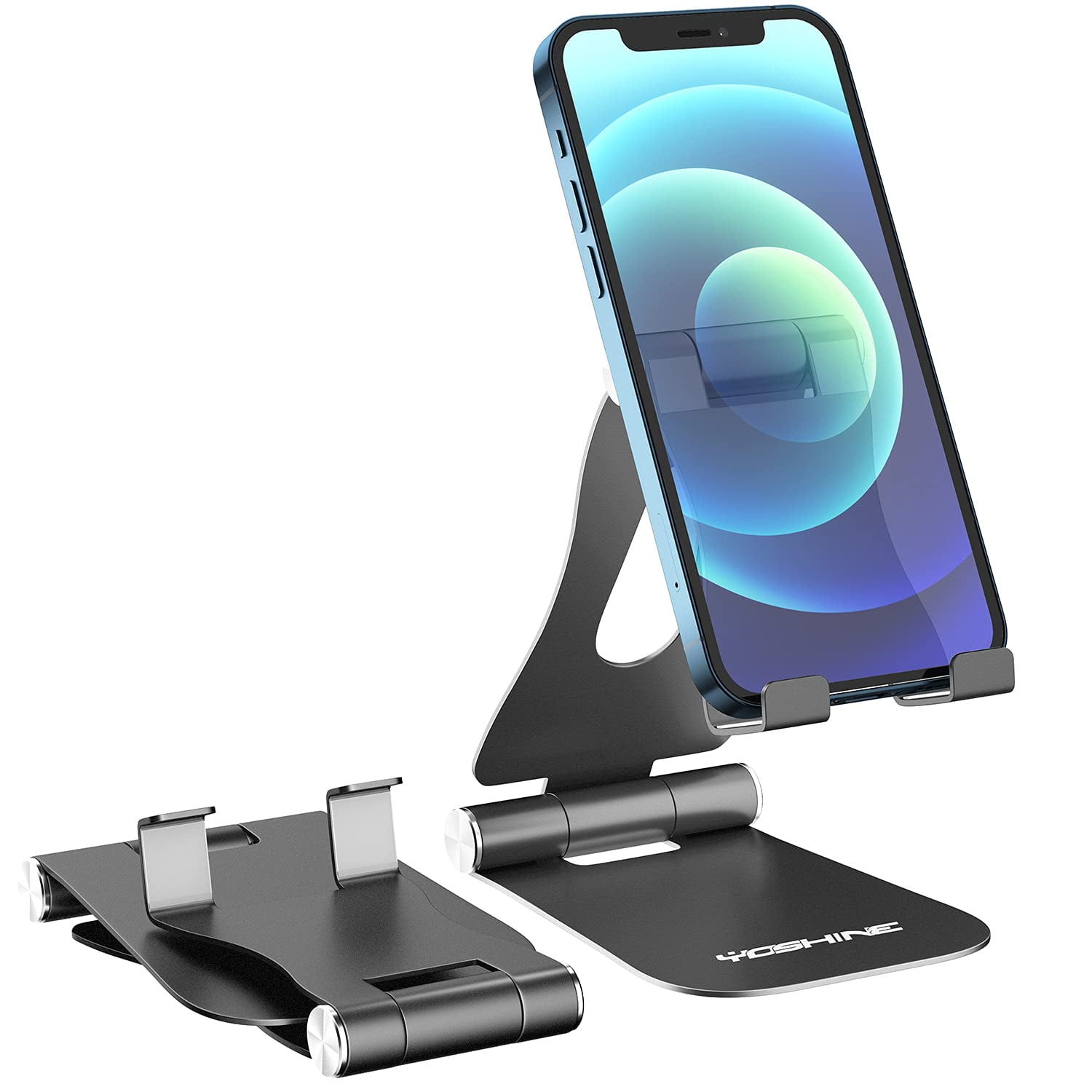 YOSHINE Cell Phone Stand, Upgraded Phone Stand for Desk, Adjustable ...