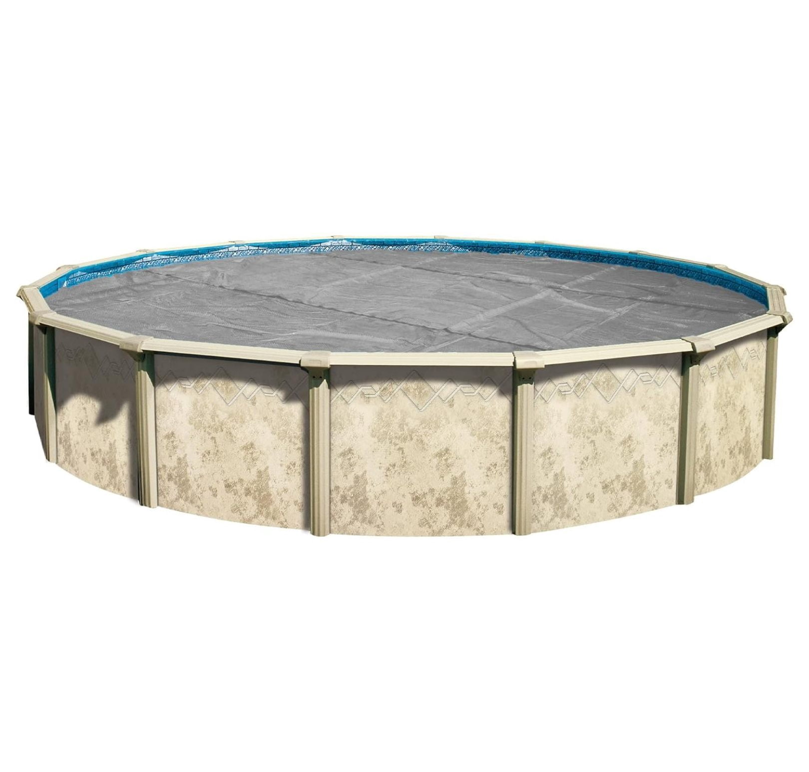 YOSITiuu 28' Ultra Silver Round Solar Pool Cover 16 Mil for Solar ...