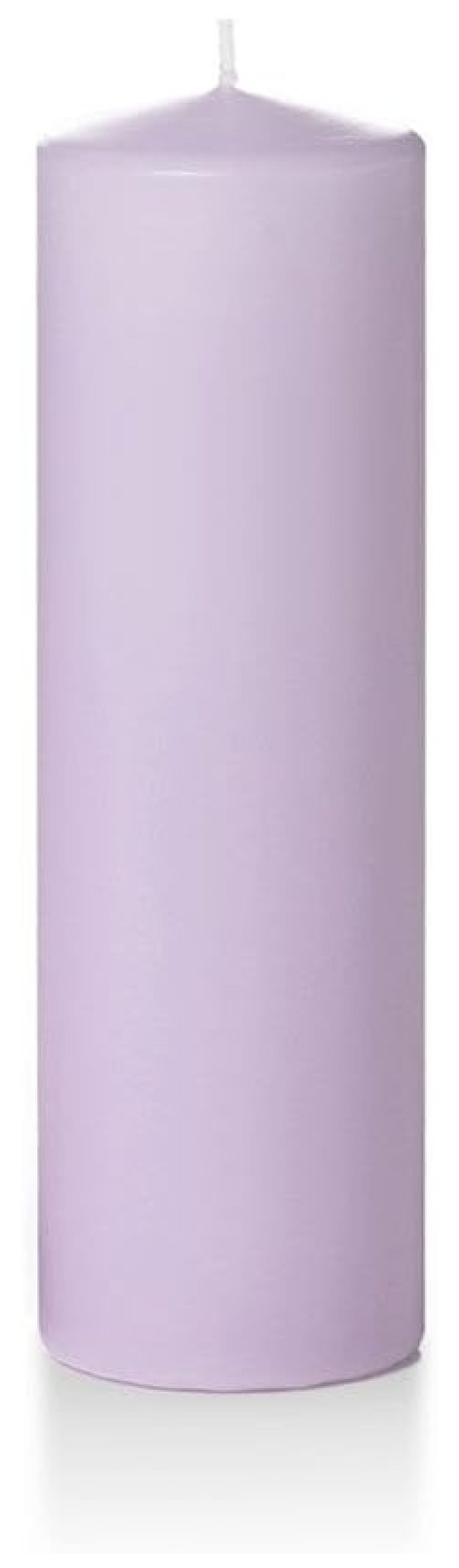 YOSITiuu 3" x 10" Lavender Round Pillar Candles - 3 per Pack - Walmart.com