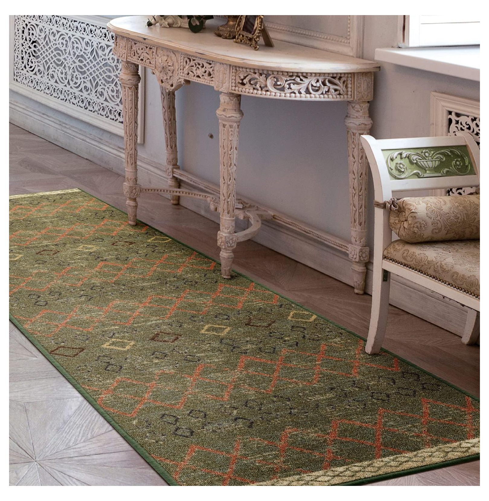 YOSITiuu Alfombras Non-Skid (Non-Slip) 2x18 Rubber Back Bohemian ...