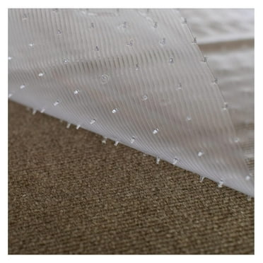 Heavy Duty Clear Plastic Runner Rug Carpet Protector Mat, Ribbed Multi ...