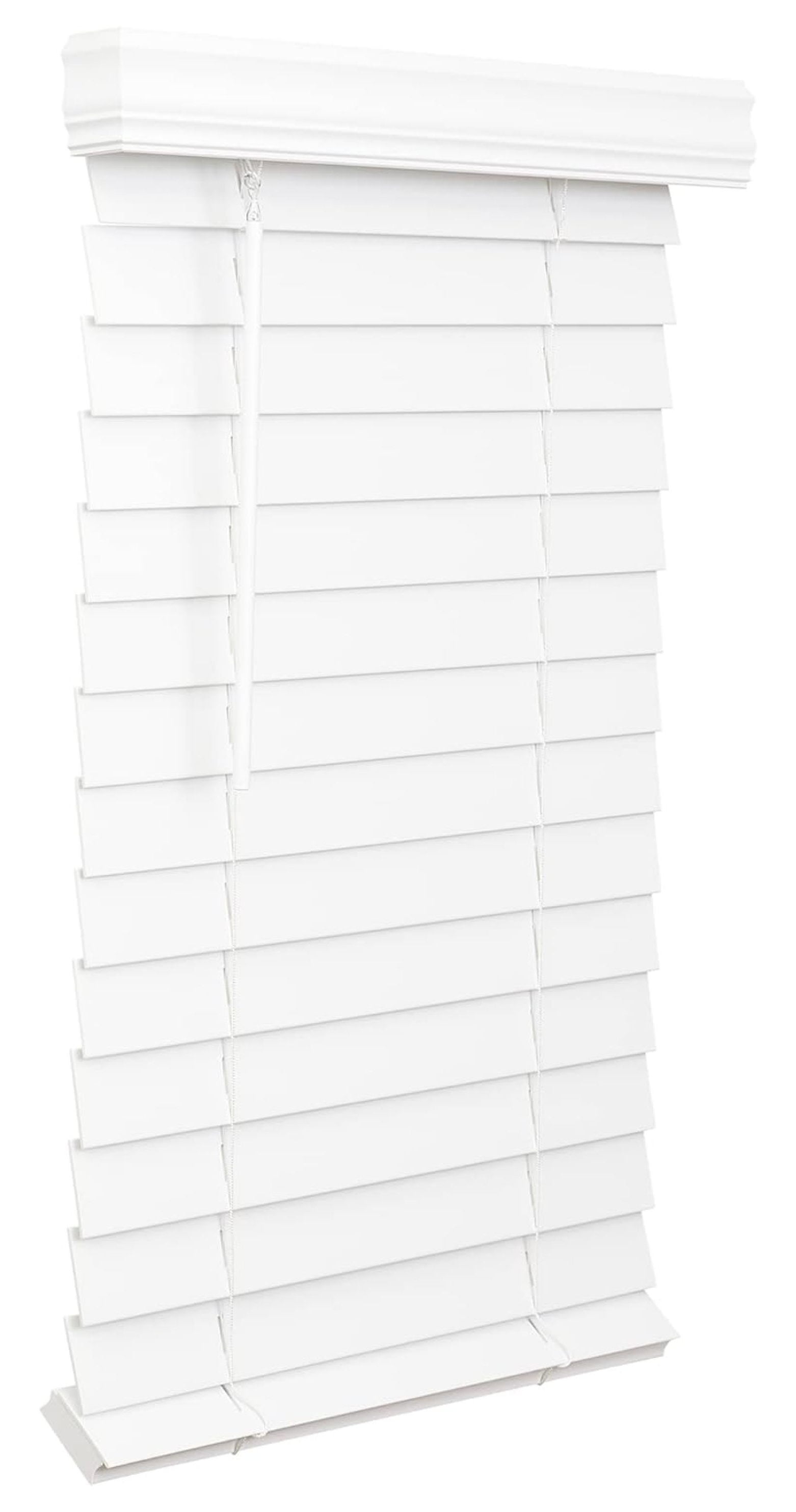 YOSITiuu Cordless, 2-1/2" Inch Faux Wood Room Darkening Blind, 23" Wide ...