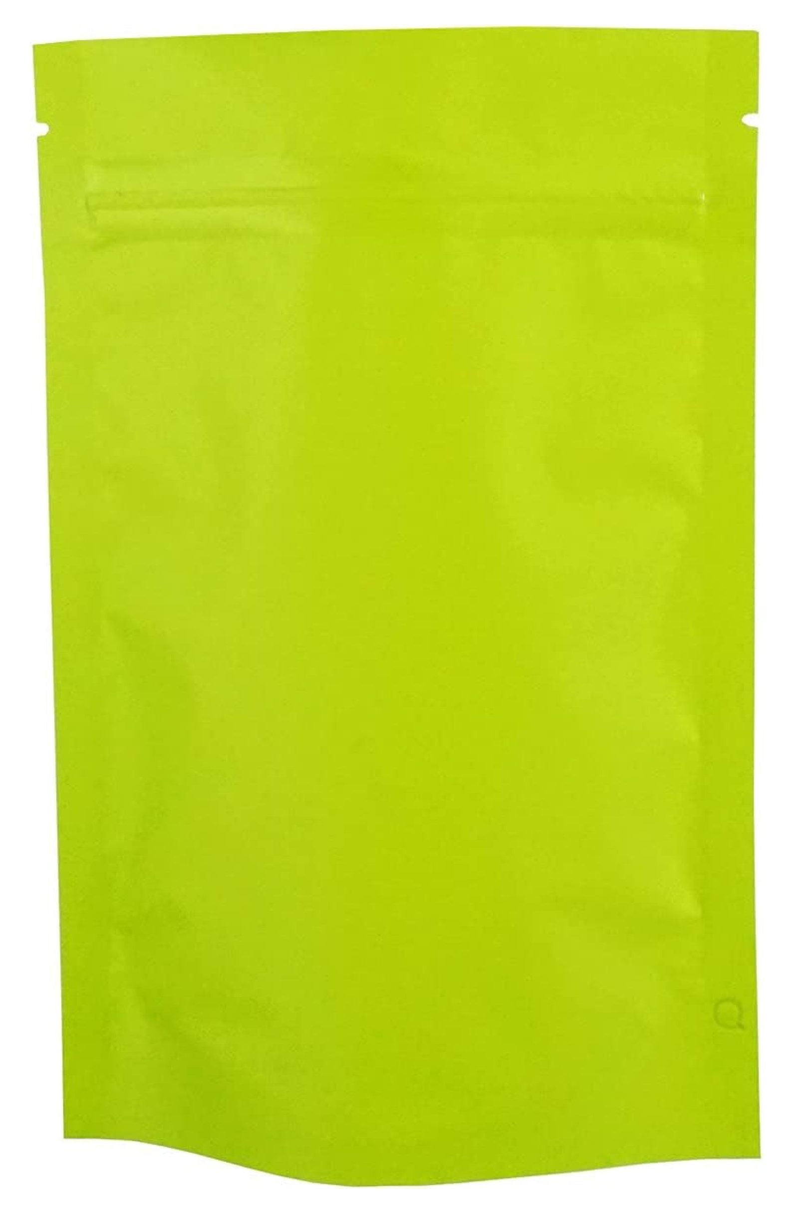 YOSITiuu Pack of 100 Matte Color Stand-Up Mylar Resealable Zipper ...