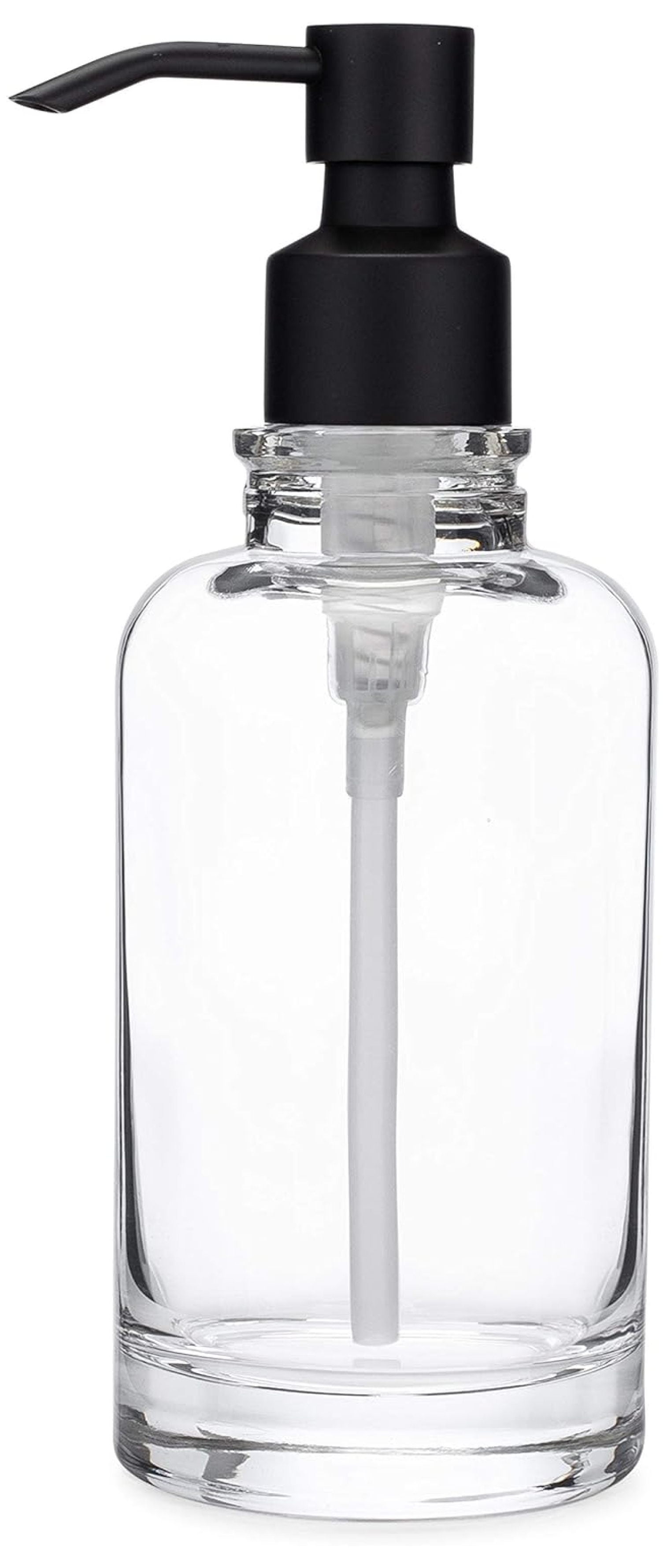 YOSITiuu Sonoma Clear Glass Soap Dispenser - Liquid Hand Soap & for ...