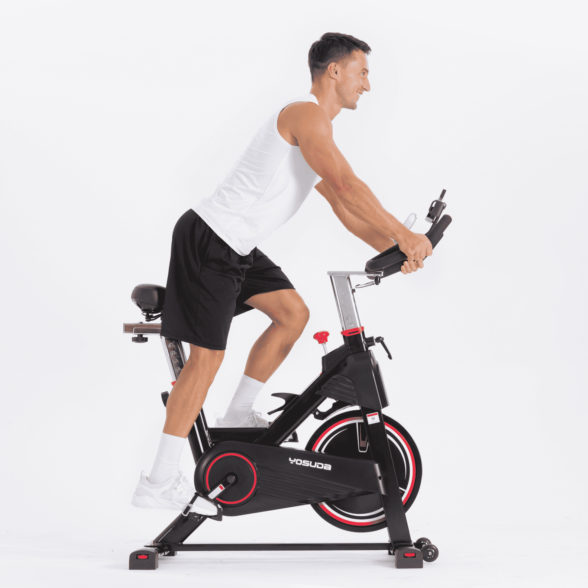 YOSUDA Pro Magnetic Indoor Cycling Bike Stationary Exercise Bike with ...