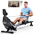 YOSUDA Magnetic Rowing Machine 350lbs Weight Capacity, Foldable Rower ...