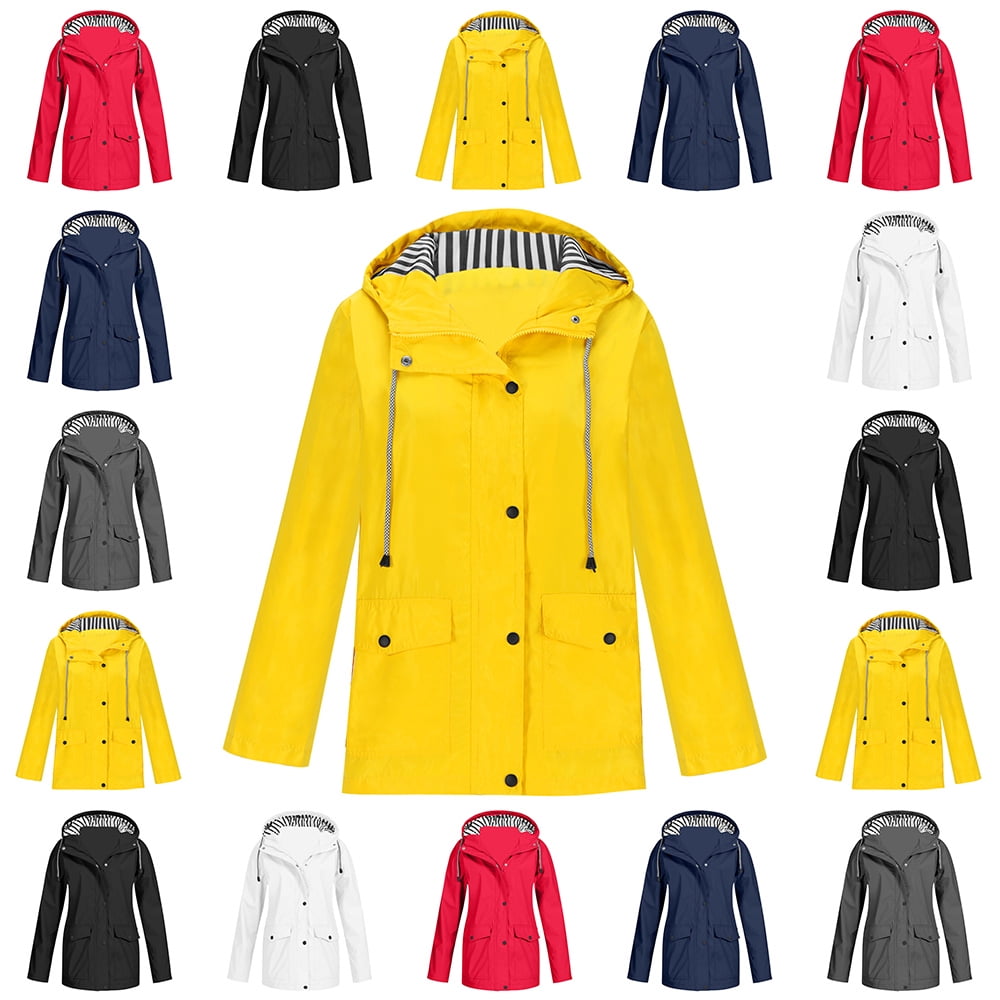 YOTAMI Fall Jackets for Women Lightweight Waterproof Outdoor Hiking ...