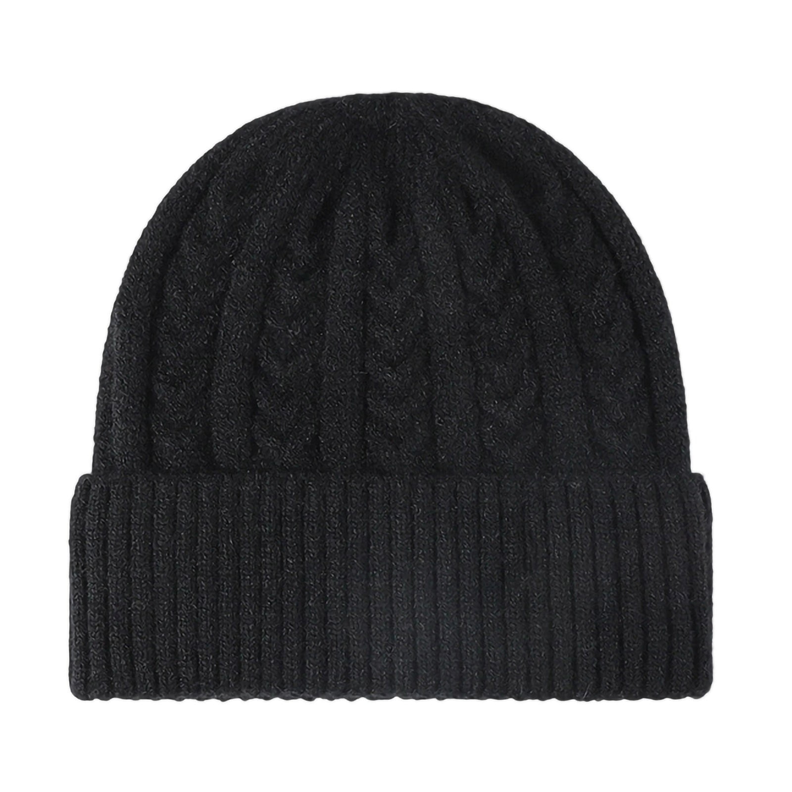 YOTAMI Winter Skull Cap for Men Thermal Fleece Lined Chunky Knit Warm ...