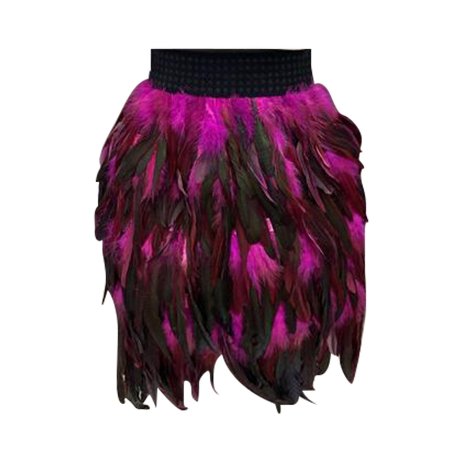YOTMKGDO Mardi Gras Outfit for Women, Women's Feather Masquerade Stage ...