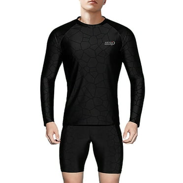 AquaPlay Men's Rash Guard Quick-Drying Surfing Diving Suits Swimwear ...