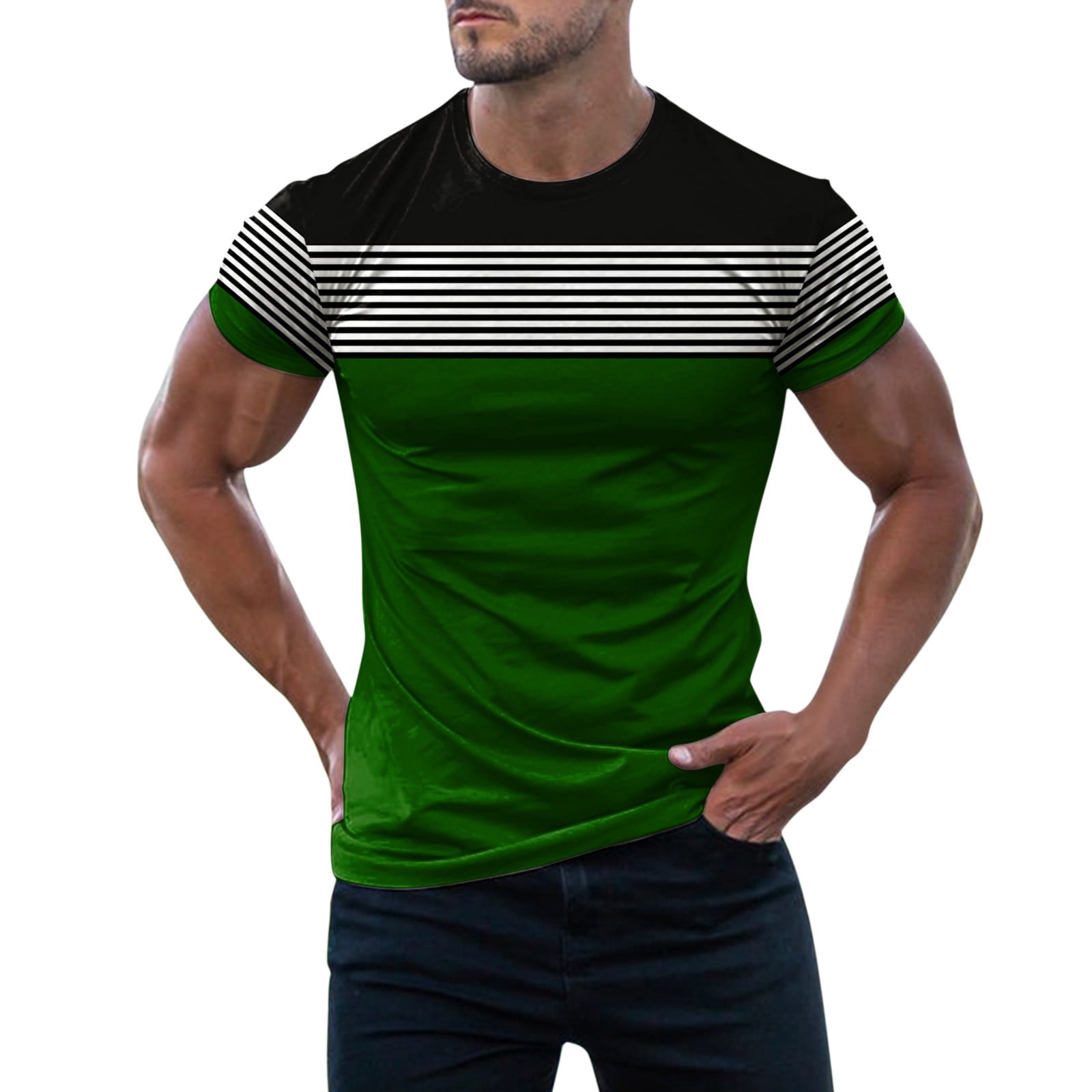 Yotmkgdo Mens T Shirts Crew Neck Tshirts For Men Mens Fashion T Shirt