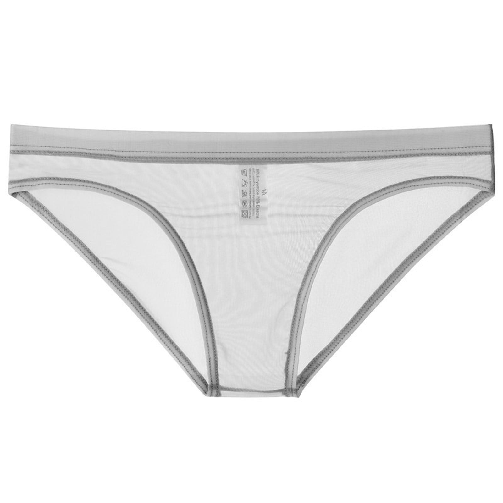 YOTMKGDO Sheer Top Mens Transparent Underwear Thin Mesh Bagless Tight ...