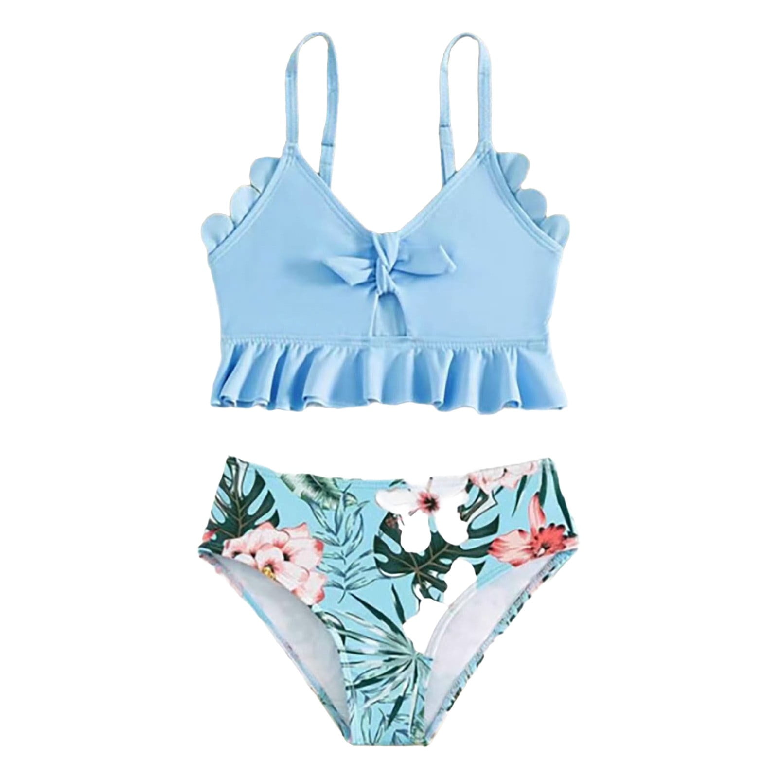 YOTMKGDO Sleeveless Tankini Swimsuits, Family Swimsuits Matching Set ...