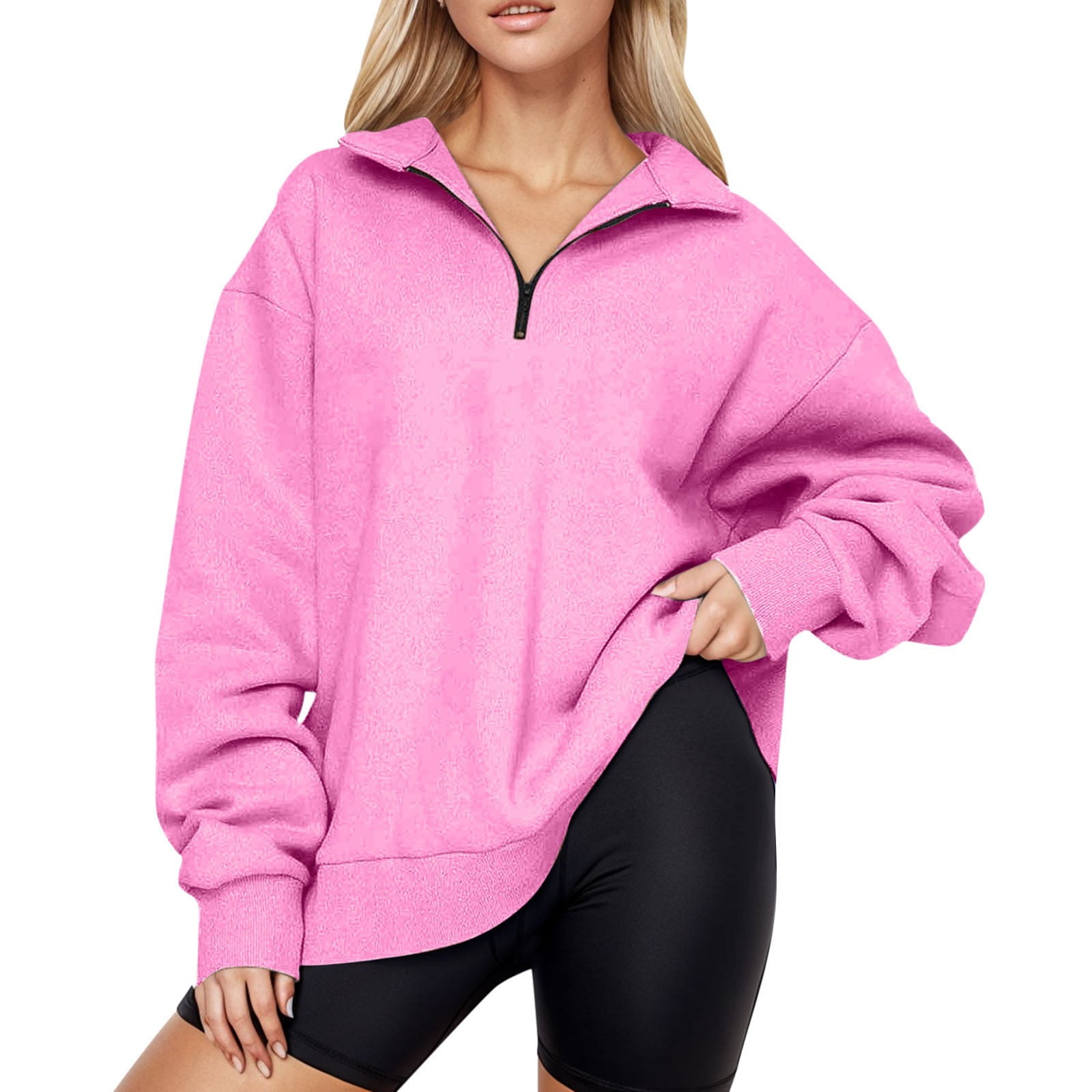 YOTMKGDO Womens Sweaters Button Up Tops for Women Sweatshirt Oversized ...