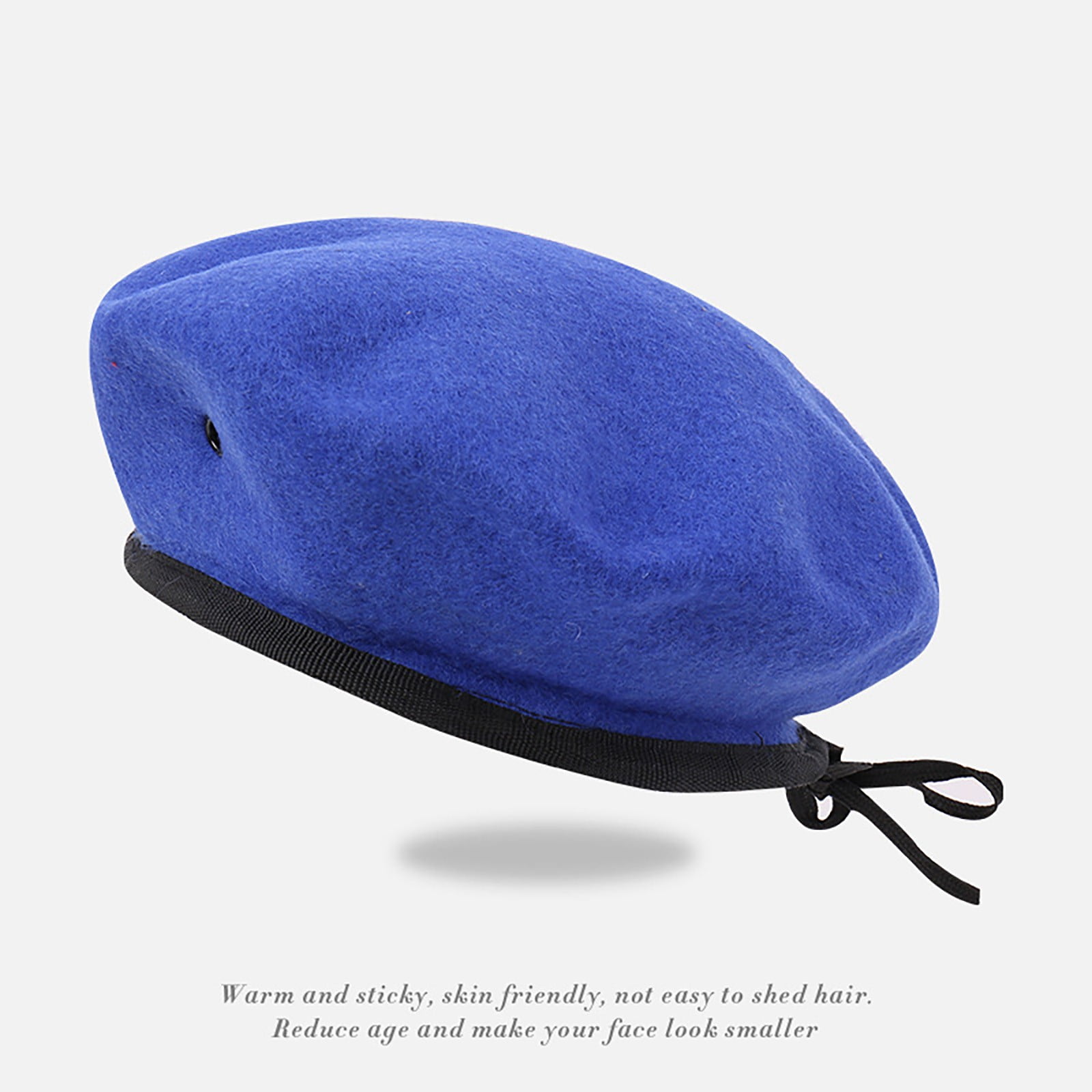 YOTMKGDO bonnet femme hiver Women's Adjustable Solid Color Wool Artist ...