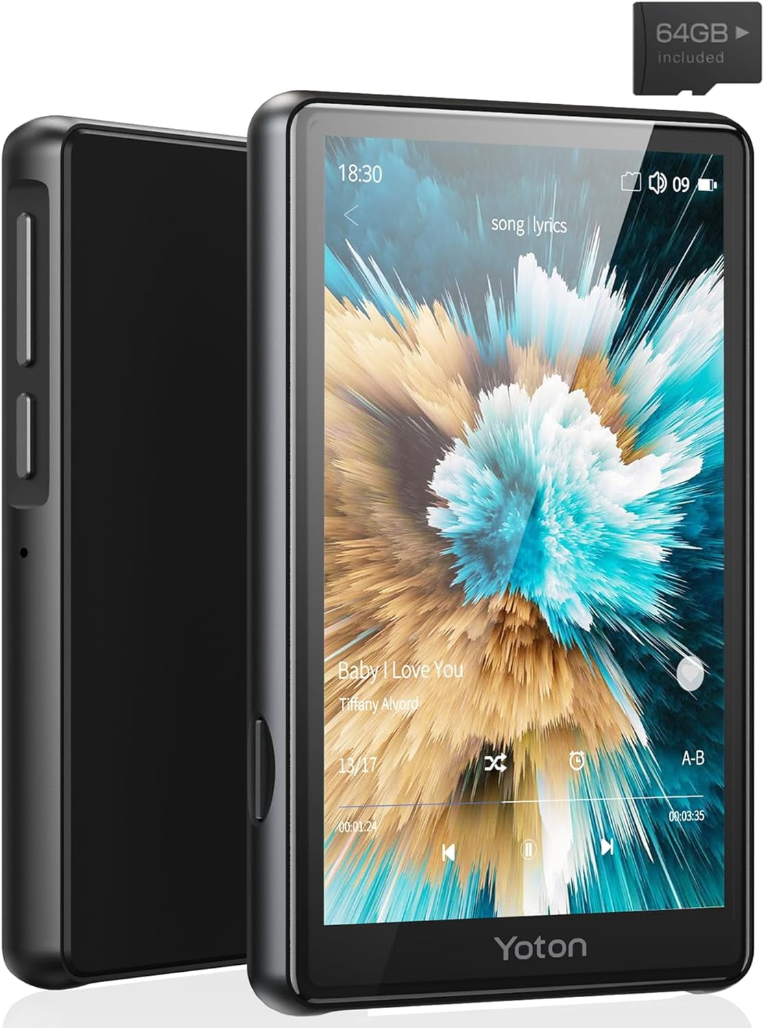 YOTON Portable Bluetooth Player: 1.8' Screen, HiFi Sound, FM, Recorder ...