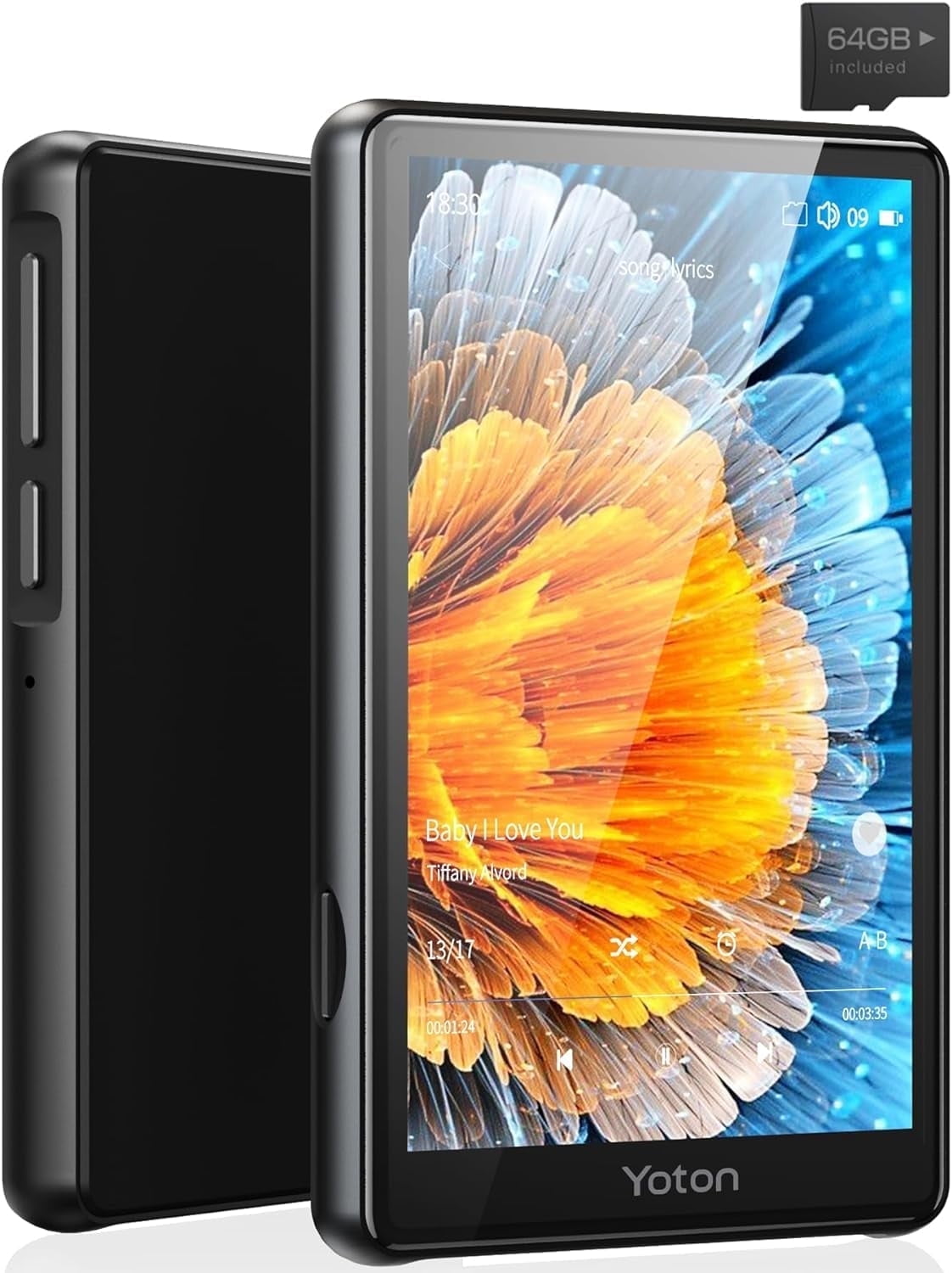 Cocobear MP3 Player with Bluetooth 5.2, 4-inch full Touchscreen, HIFI E ...