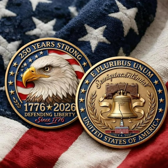 YOTQUSKI 250th Anniversary Usa Memorial Keepsake Tribute Collection ...