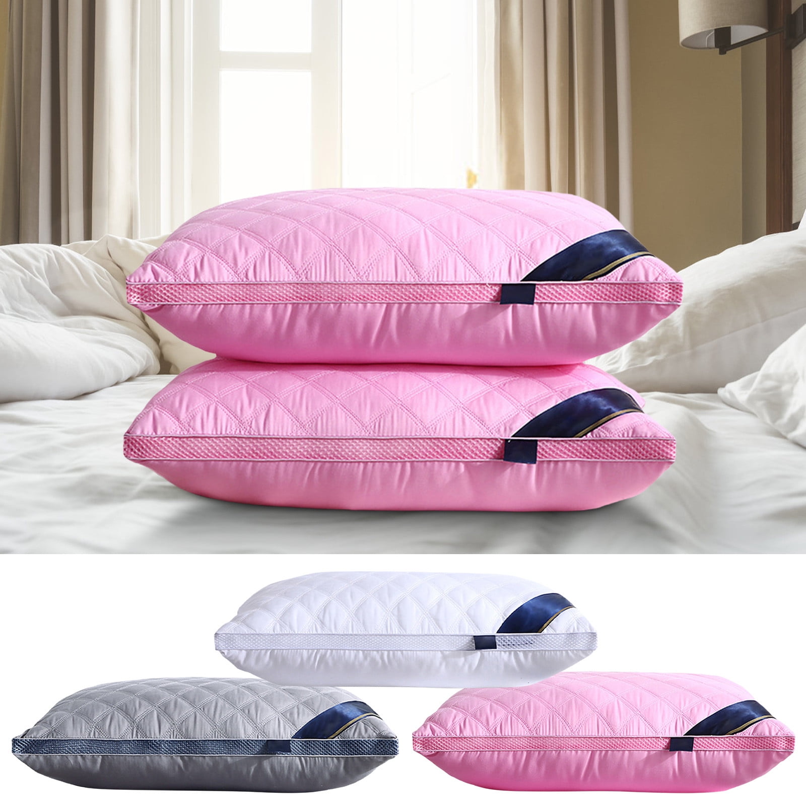 YOTQUSKI Bed Pillows for Sleeping, Ultra Soft Pillow Standard Size ...