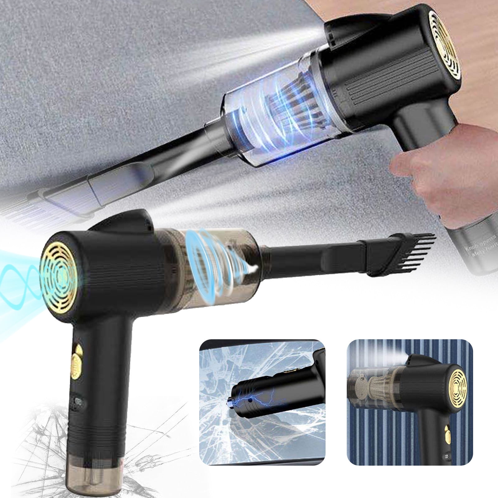 YOTQUSKI Car Vacuum Cleaner,Vacuum For Car,Car Vaccum,Portable Cordless ...