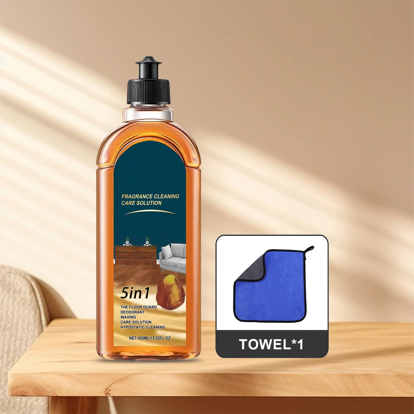 YOTQUSKI Floor Cleaner, All-purpose Floor Cleaner, 5 In 1 Powerful ...