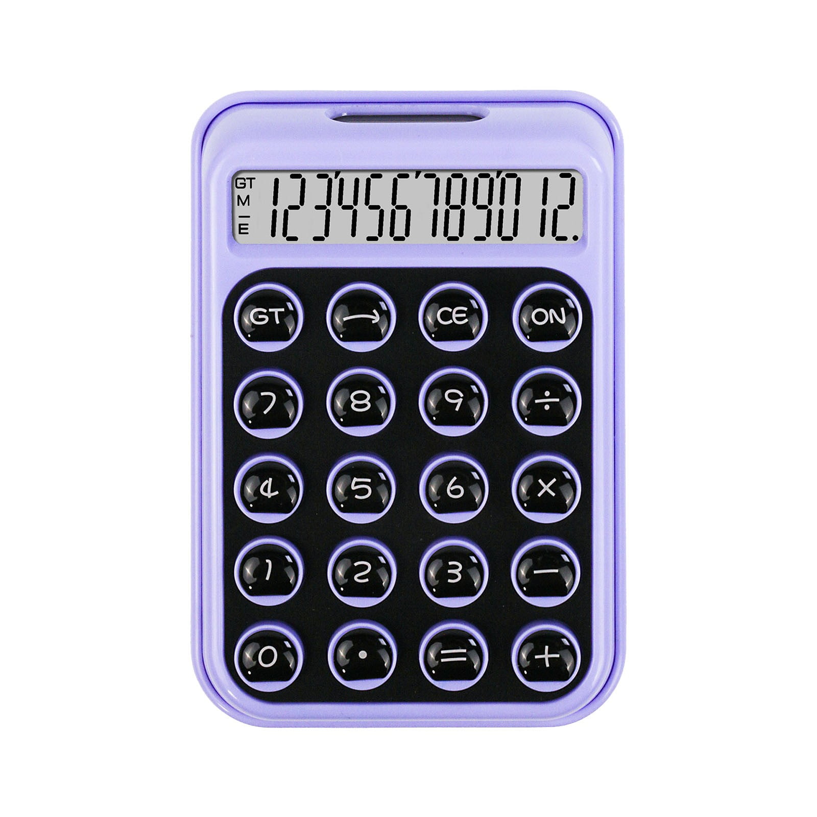 YOTQUSKI Mechanical Switch Calculator, Calculator Cute 12 Digit Large LCD Display and Buttons ...