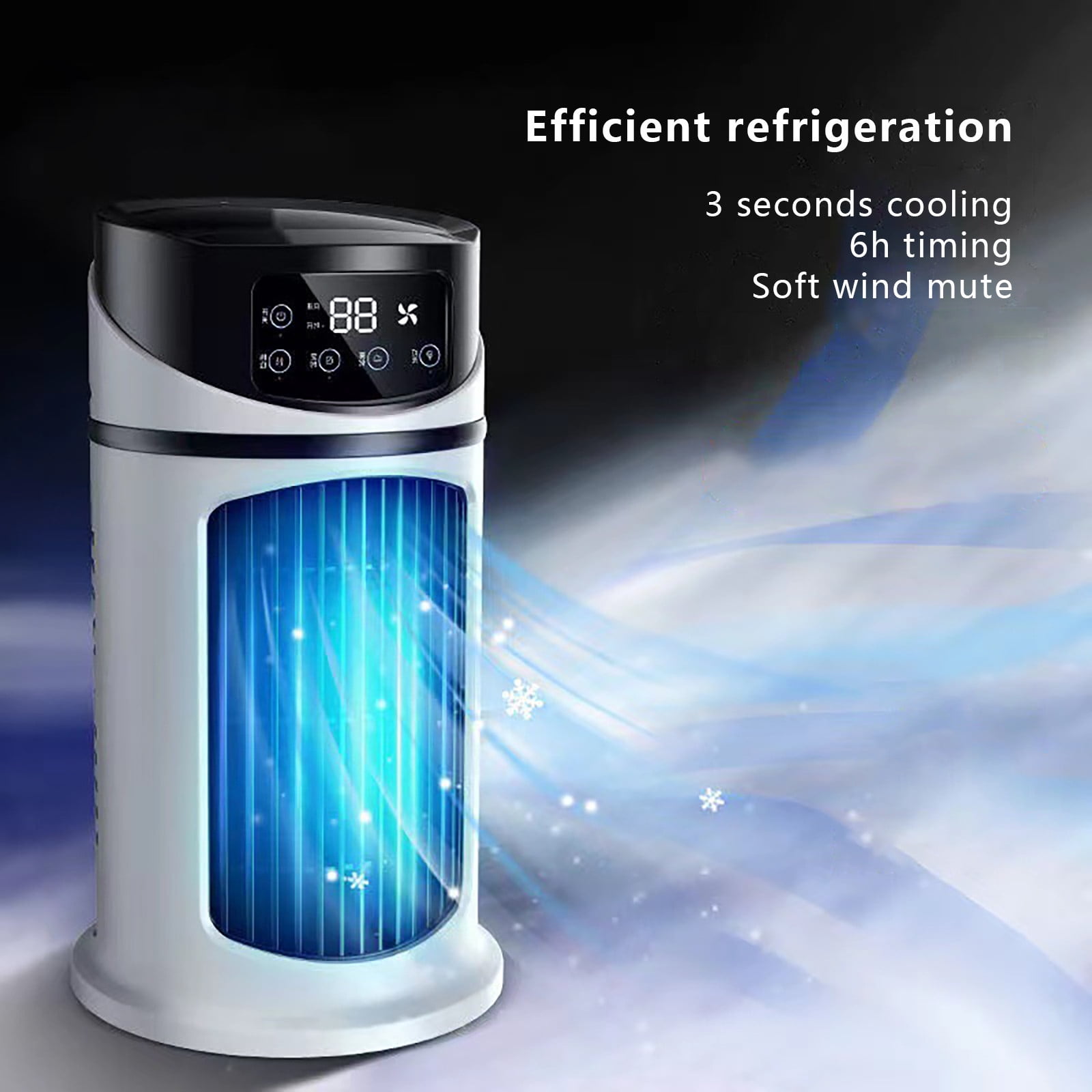 YOTQUSKI Mini Air Conditioner,Portable Air Conditioners, Evaporative ...