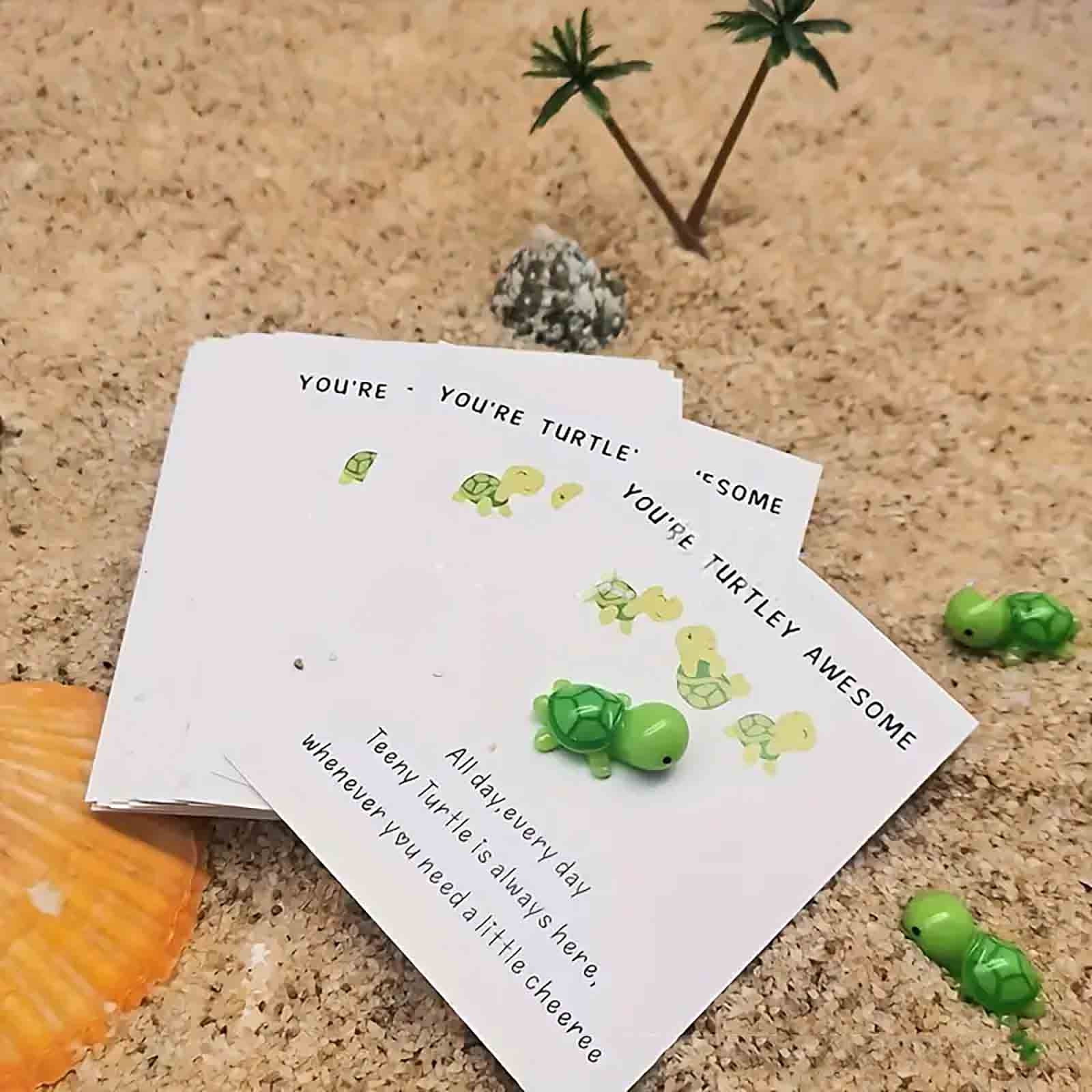 YOTQUSKI Mini Turtles,Tiny Turtles,Mini Pocket Hug Turtle,Awesome ...
