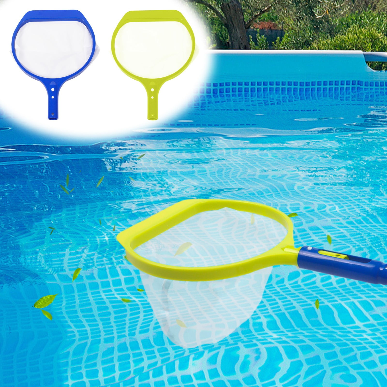 YOTQUSKI Pool Skimmer Net Professional, Mesh Net Handy Leaf Skimmer ...