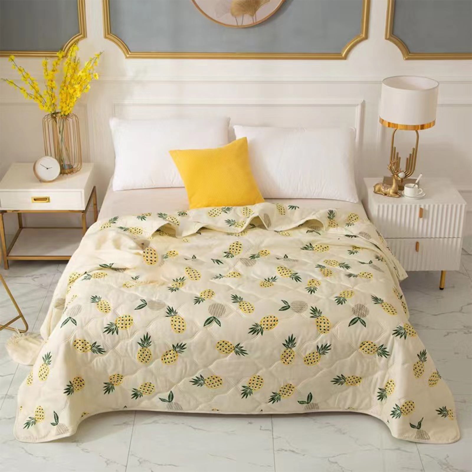YOTQUSKI Summer Quilt,Summer Quilt Queen Size,Summer Bedspreads Queen ...