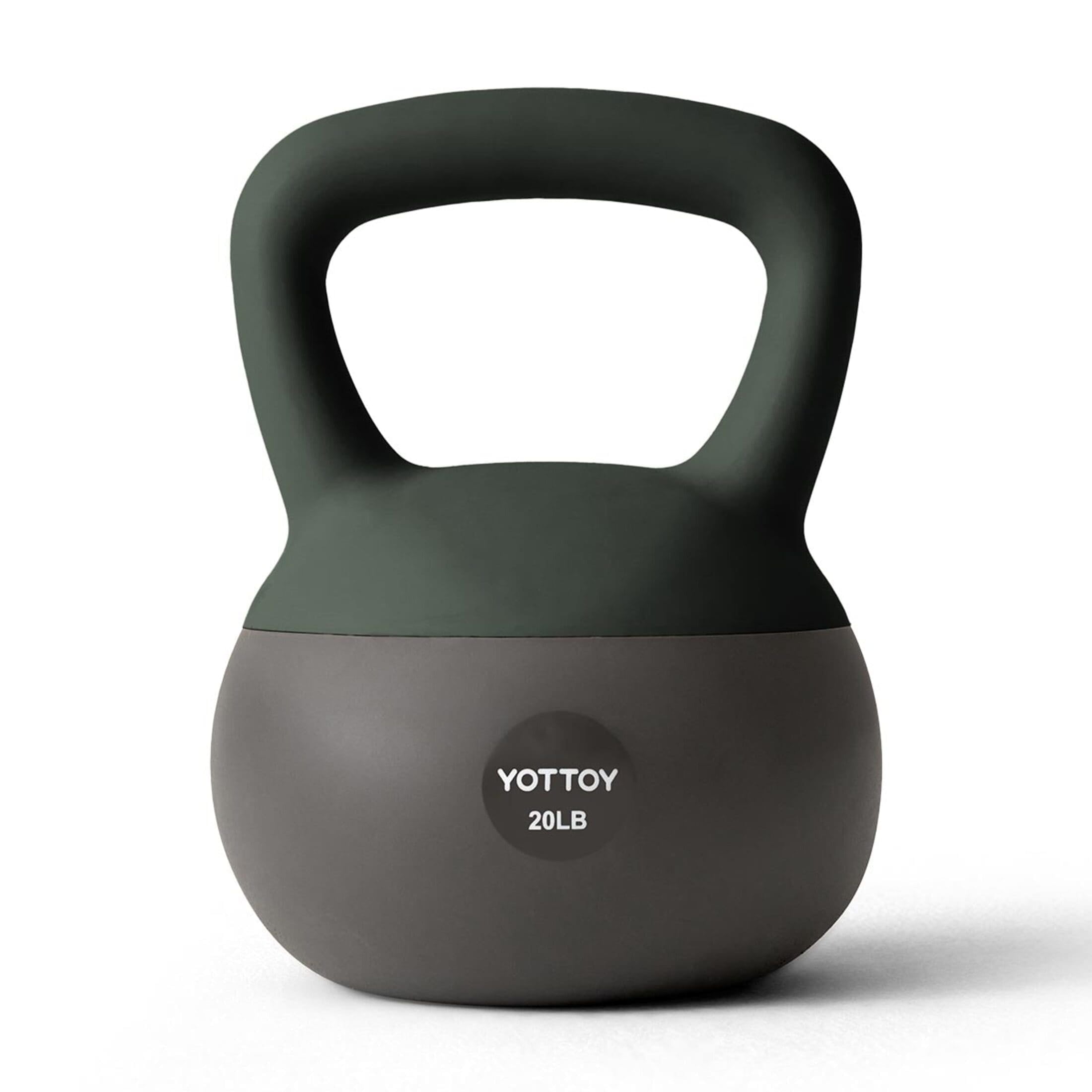 YOTTOY Soft Kettlebell, Set for Strength Training Kettlebells & Home ...