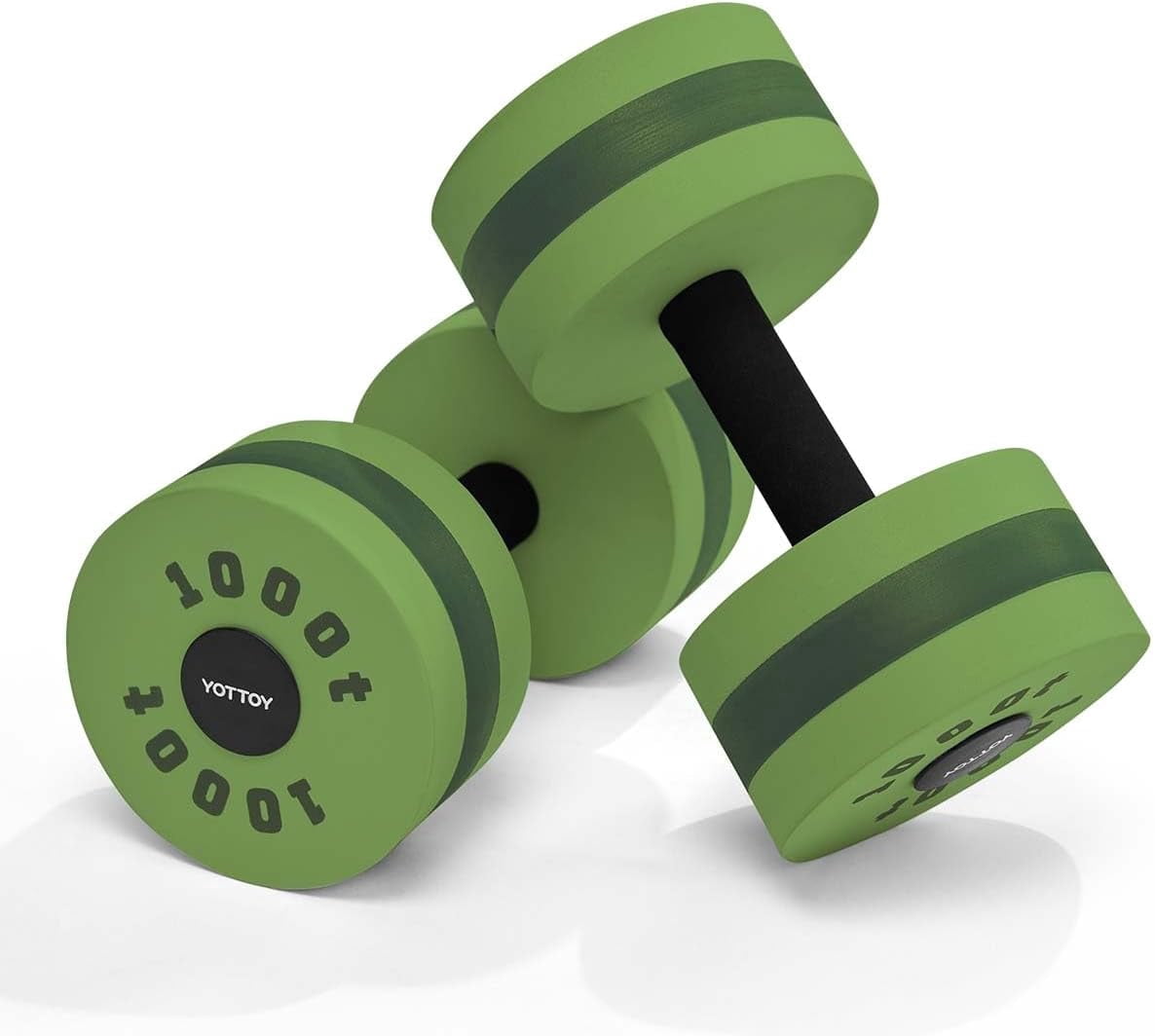 YOTTOY Water Dumbbells for Pool Exercise,Foam Aquatic Dumbbells for ...