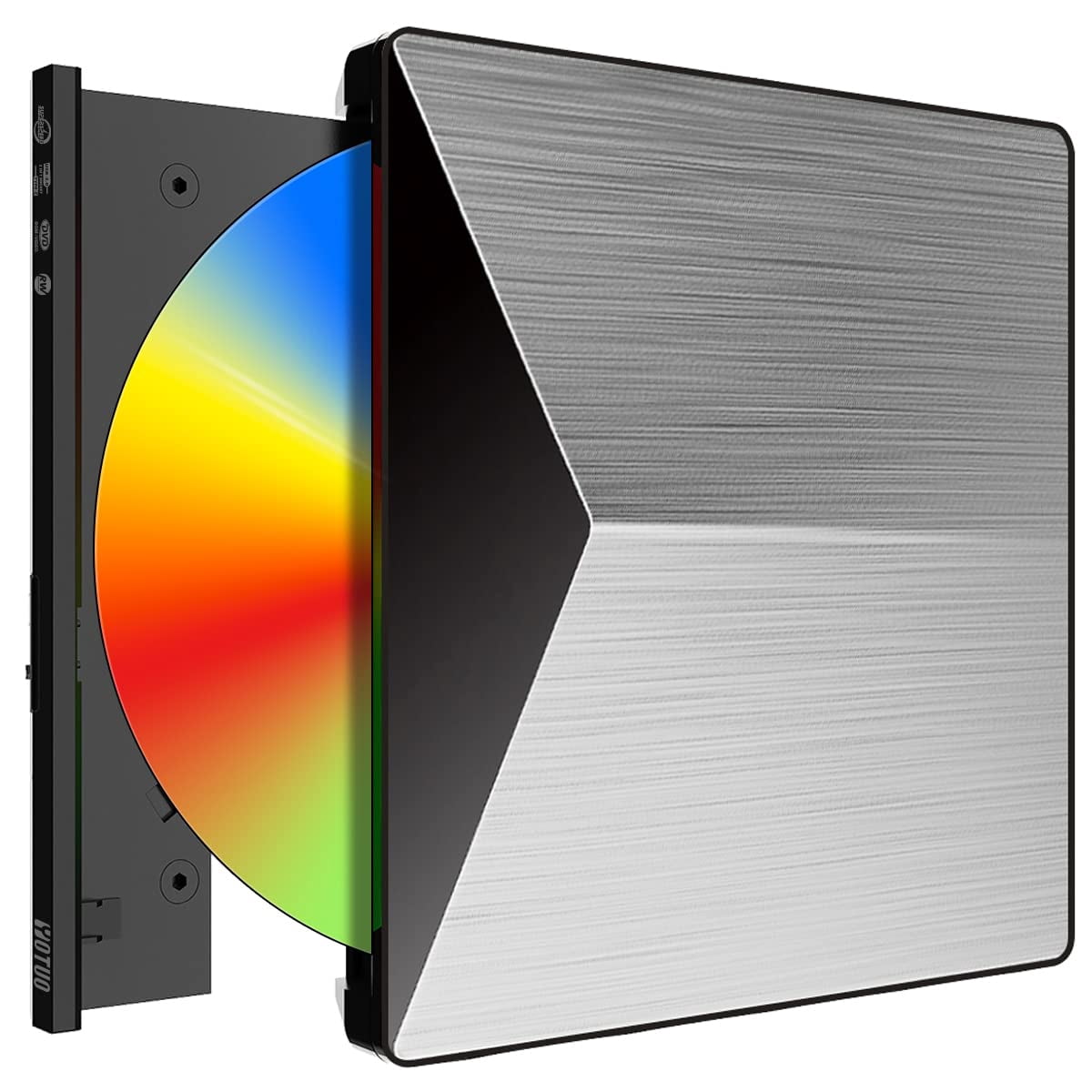 YOTUO External CD DVD KEF16 Drive, Portable USB Ultra-Slim DVD Player ...