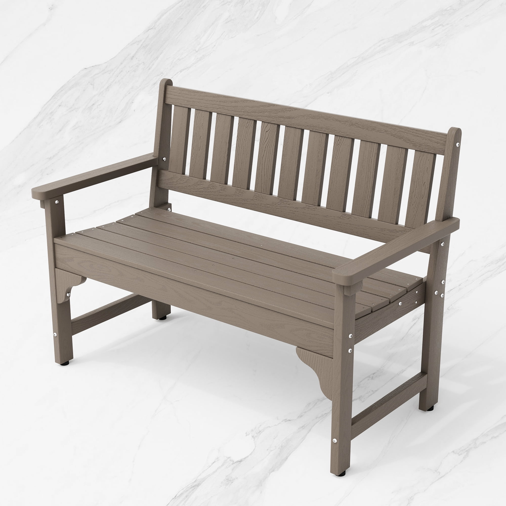 YOUDENOVA Durable 2-Person Outdoor Garden Bench - Supports Up to 800 ...