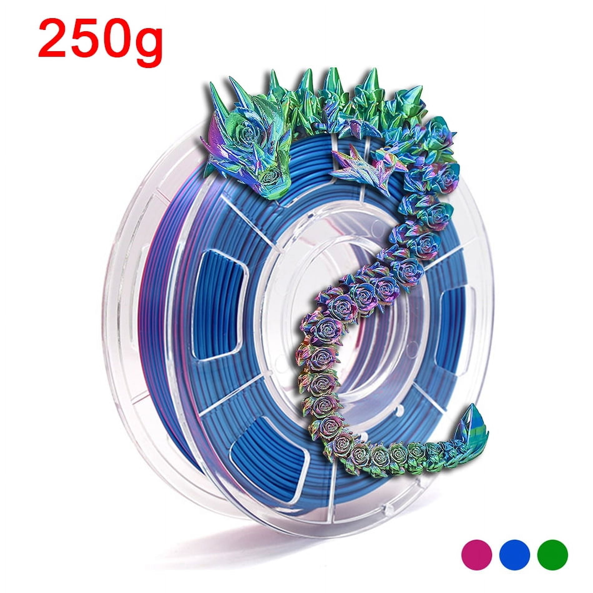 YOUGO 3D Printer Filament 250g PLA 3 Colors 3D Printing Material 1.75mm ...