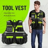 YOUGO Multi-Pocket Tool Vest: Reflective & Durable for Work - Walmart.com