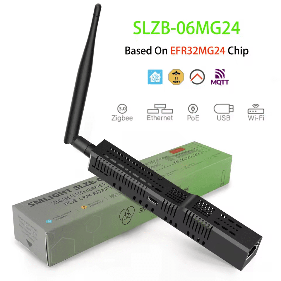 YOUGOSLZB-06/06M/M/P7 Zigbee 3.0 Gateway – Ethernet, USB & WiFi, PoE Support, Works with ...