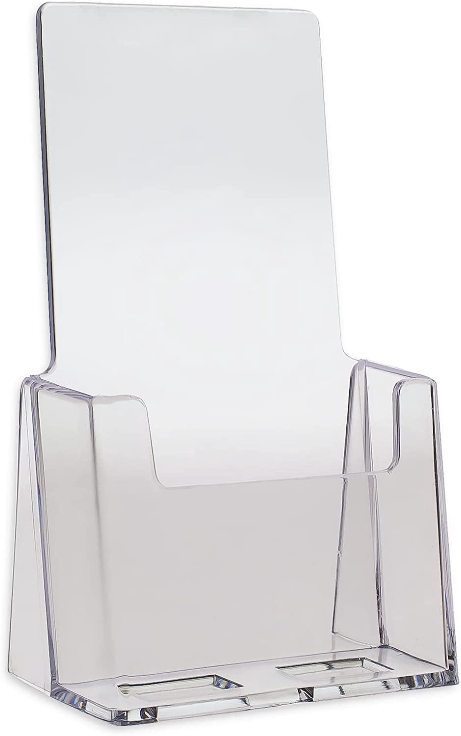 YOUHEDS Clear Acrylic Brochure Holder - 4 x 9 Inches Tri-Fold ...