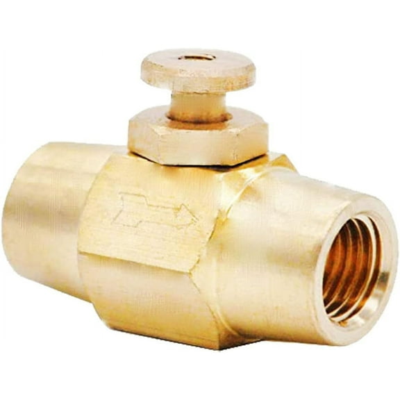 Brass 1/4" NPT Female Thread Push Button Check Valve Switch Shut-off ...