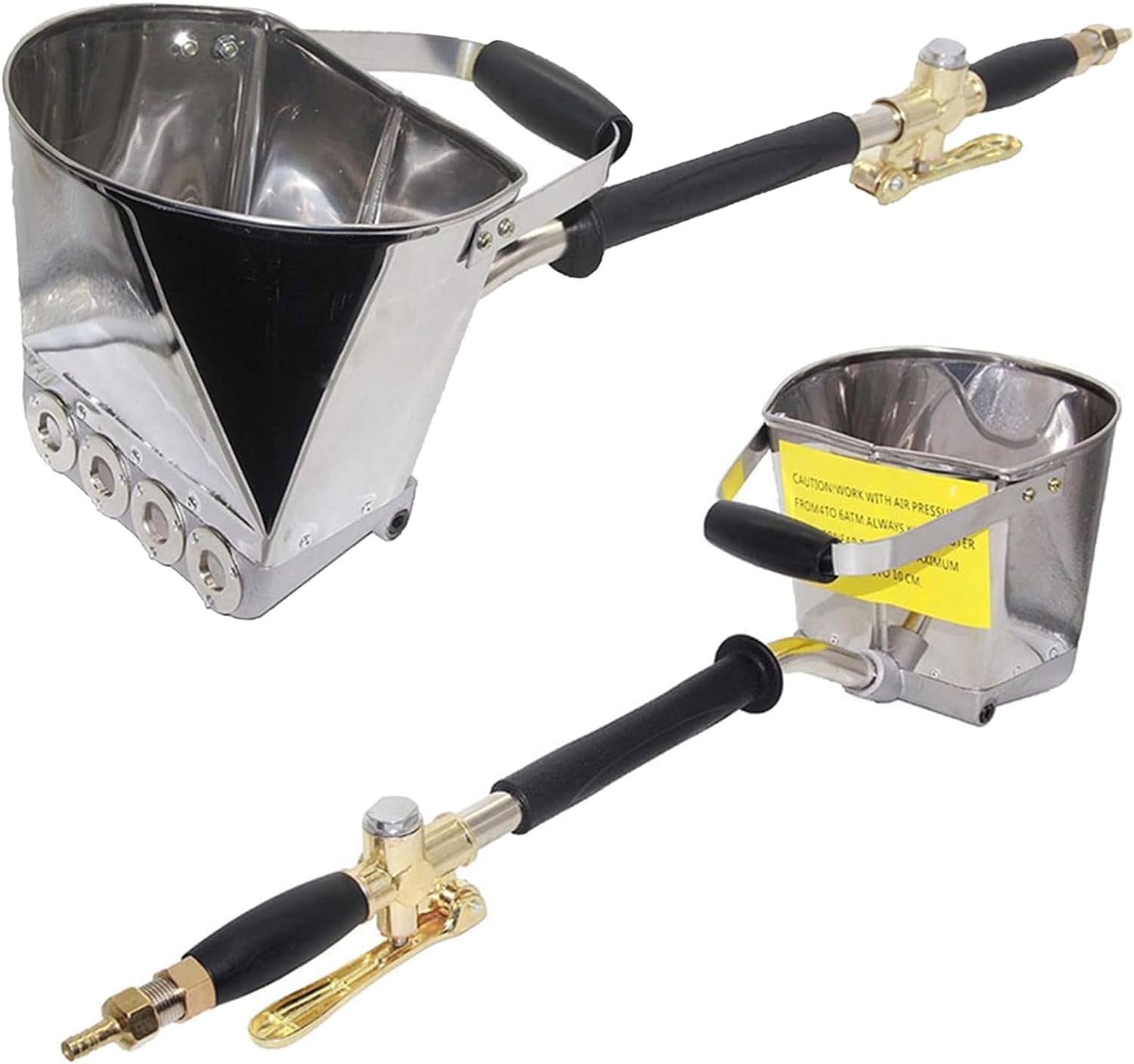 Youho Air Stucco Cement Texture Hopper Sprayer - 4 Jets Pneumatic Tool ...