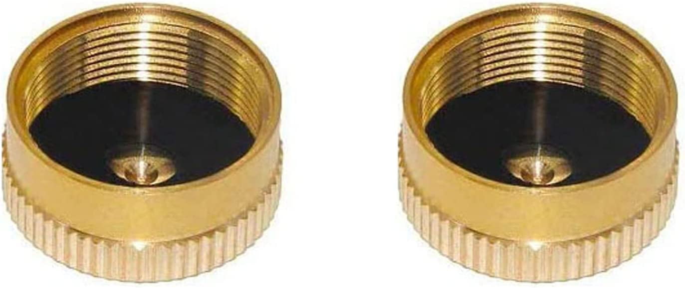 YOUHO Propane Tank Cap Solid Brass Refill 1lb for Outdoor Camping Stove ...