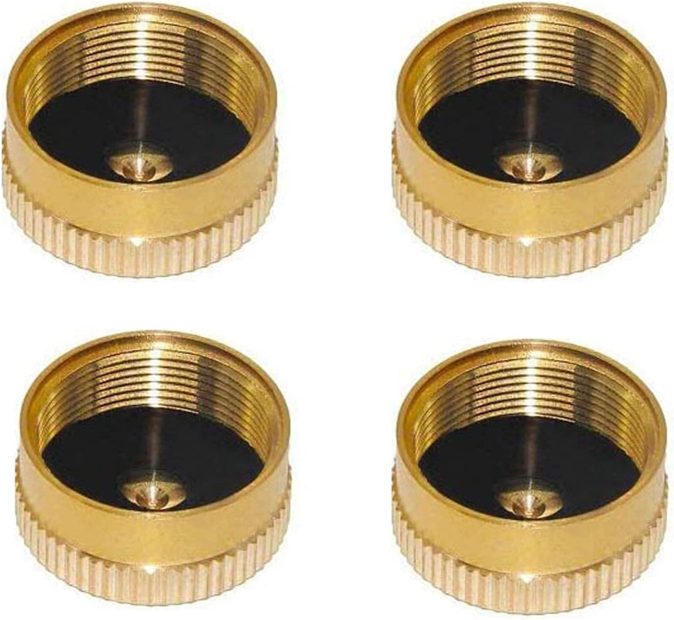 YOUHO Propane Tank Cap Solid Brass Refill 1lb for Outdoor Camping Stove ...