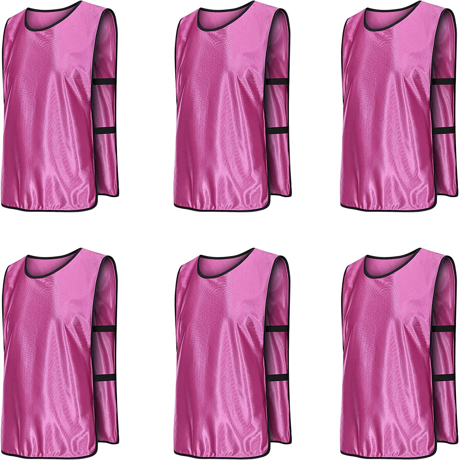 YOUI-GIFTS 6 Pack Scrimmage Vests/Sport Pinnies/Soccer Bibs for Kid and ...