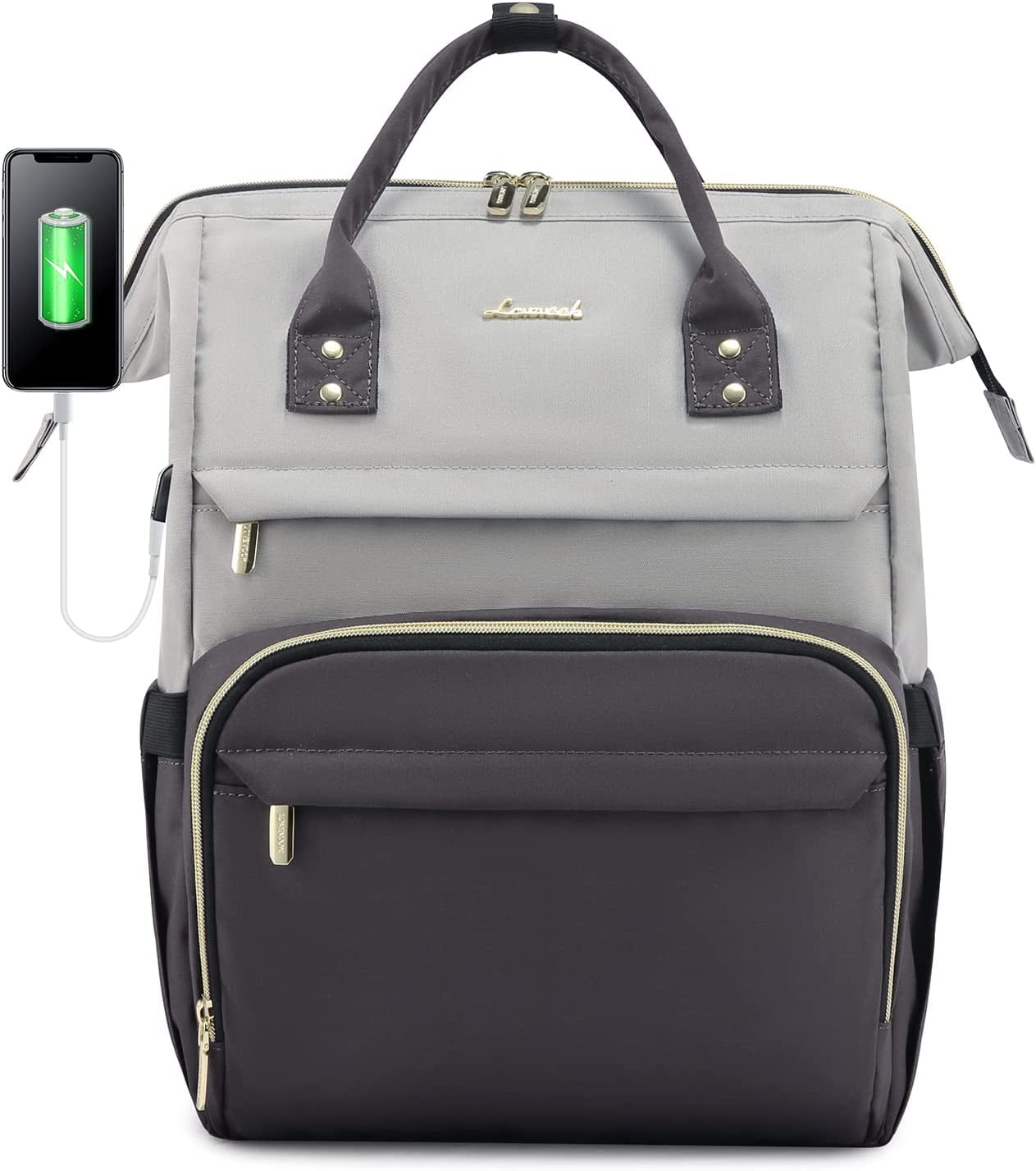 YOUI-GIFTS Laptop Backpack for Women Fashion Business Computer ...