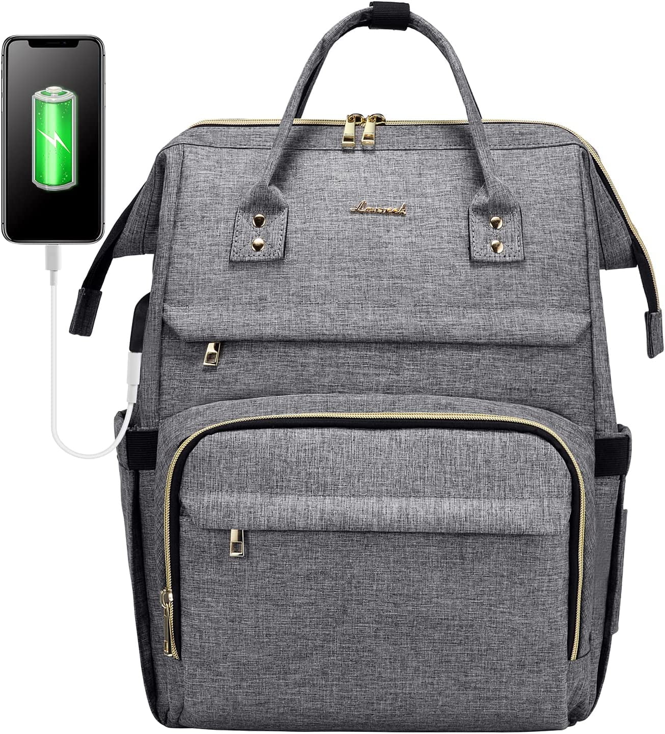YOUI-GIFTS Laptop Backpack for Women Fashion Travel Bags Business ...