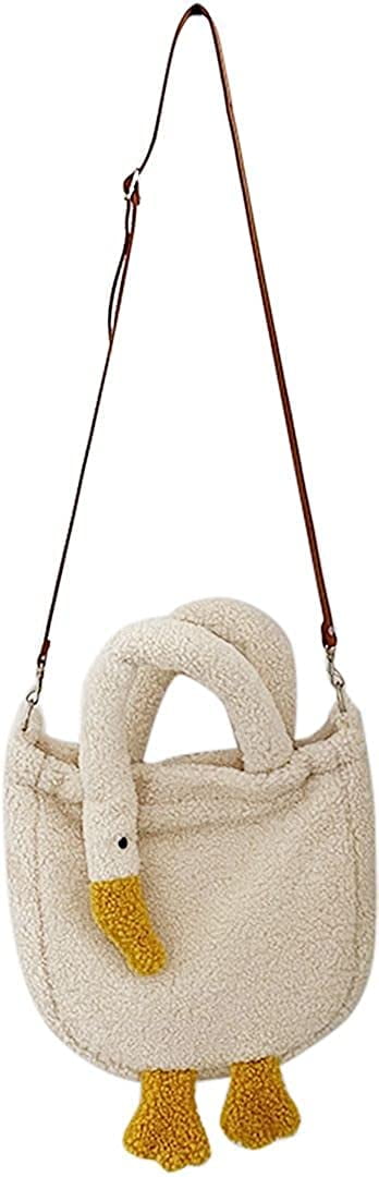 YOUI-GIFTS Plush Clutch Handbag Faux Fur Tote Bag Fluffy Shoulder Bag ...
