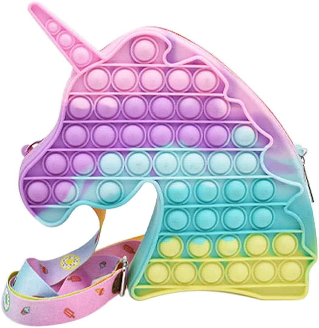 YOUI-GIFTS Pop Purse Hadbag Fidget Shoulder Bag Push Bubble Crossbody ...