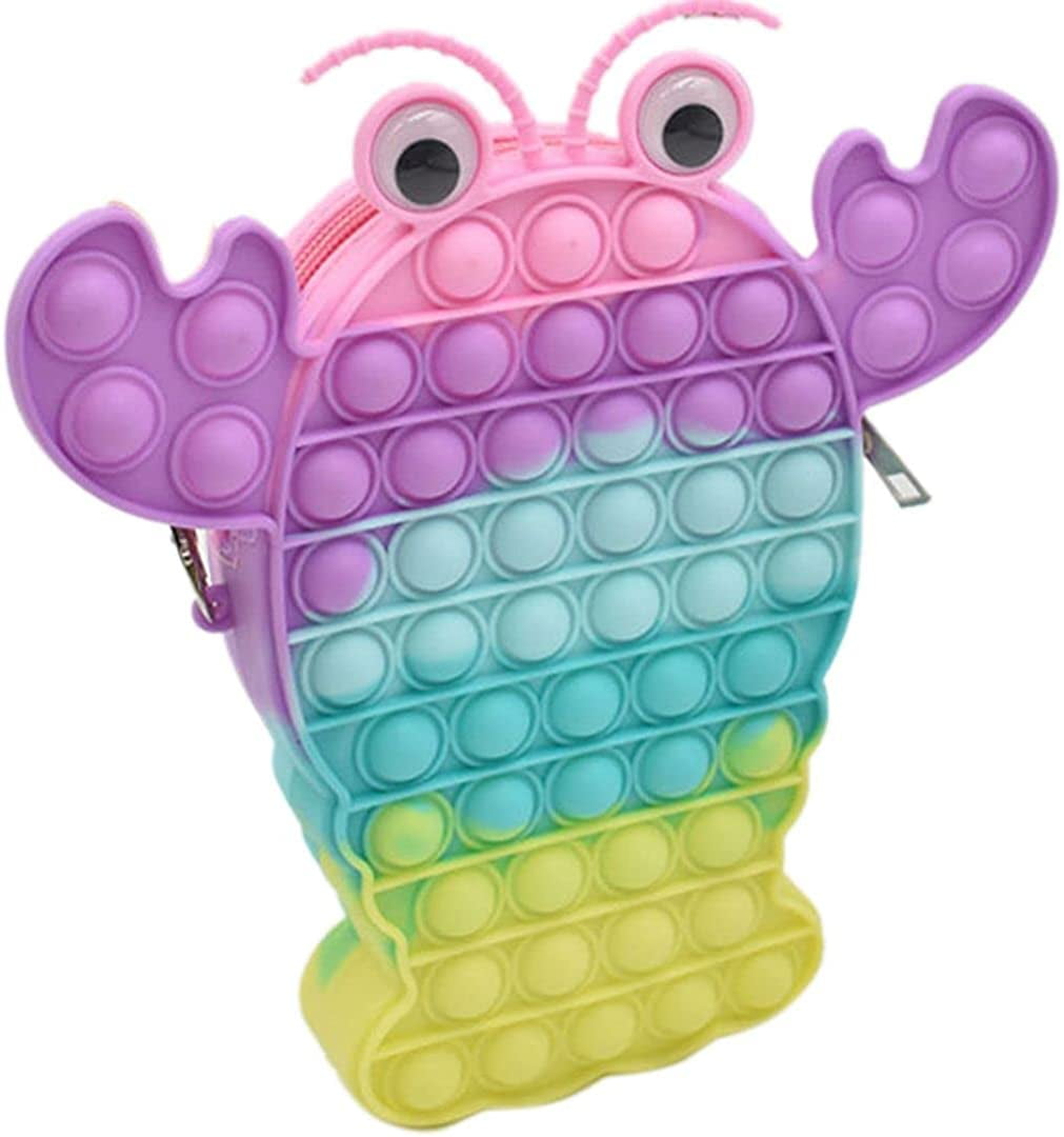 YOUI-GIFTS Pop Purse Hadbag Fidget Shoulder Bag Push Bubble Crossbody ...