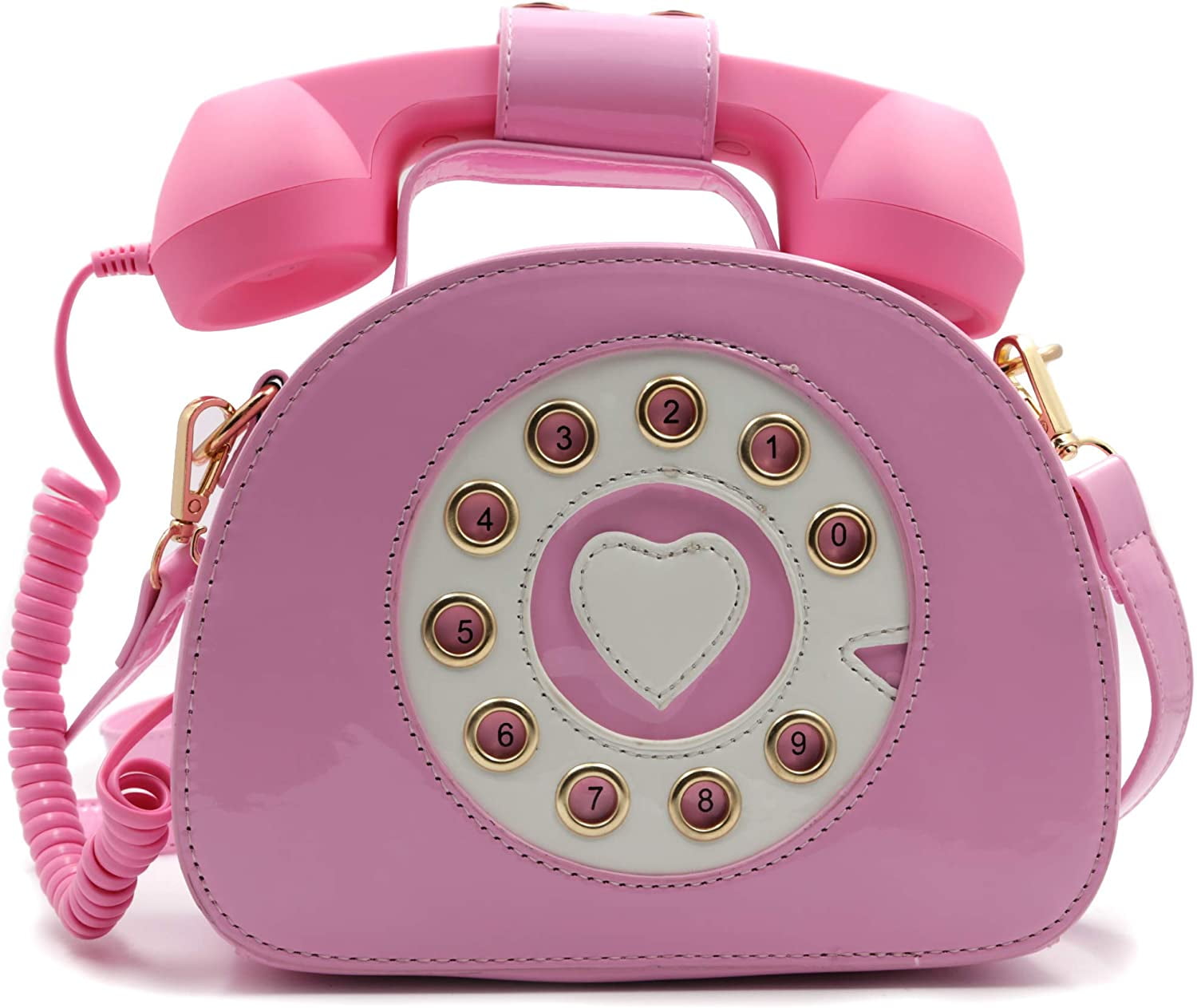 YOUI-GIFTS Retro dial telephone Crossbody Shoulder Bag,Pu Movable ...